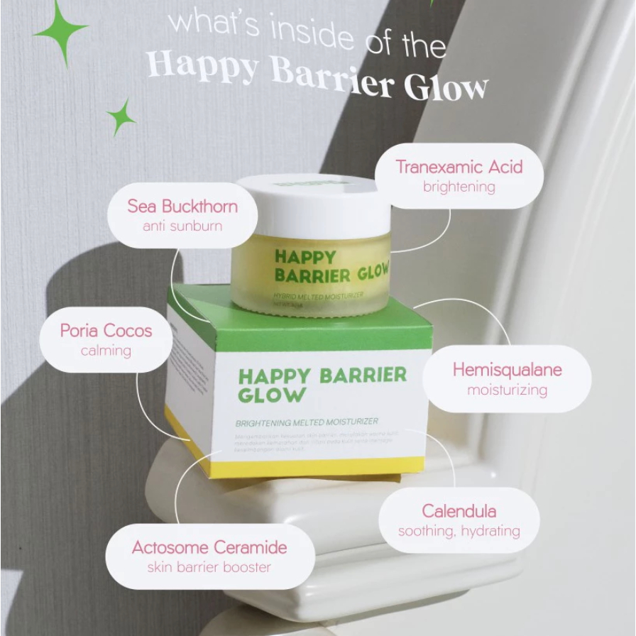 Jual Bloomka Happy Barrier Glow Brightening Melted Moisturizer 30 gr ...