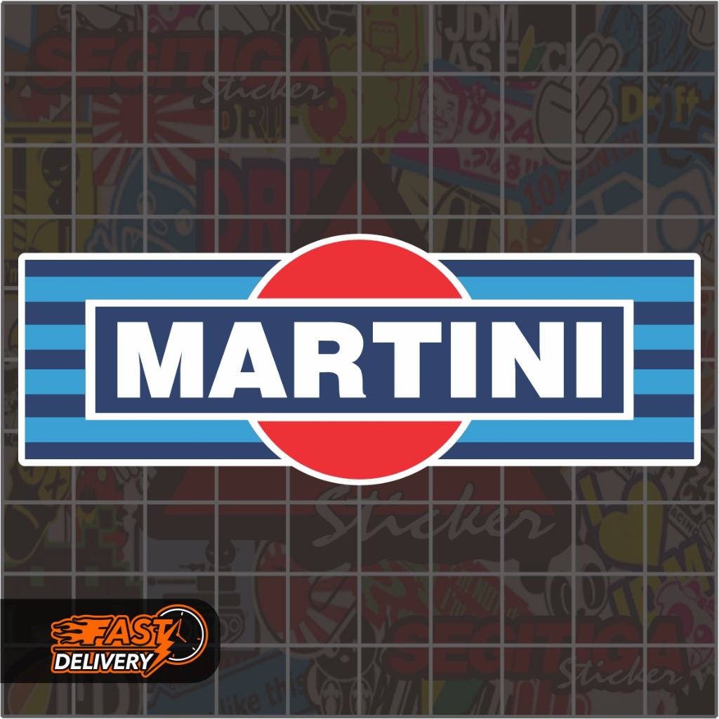 Jual Sticker Martini V2 Ukuran 9.5 x 3.5 Cm | Shopee Indonesia