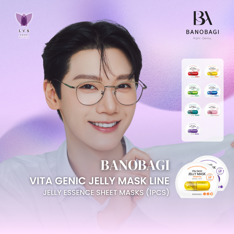 Jual BANOBAGI Vita Genic Jelly Mask 1pc | BPOM Sheet Mask Korea Jelly ...