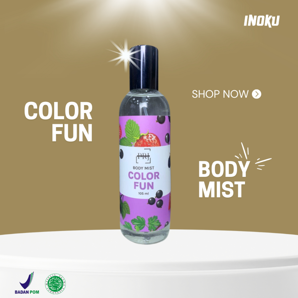 Jual Parfum Body Mist Colorfun | Parfum Body Mist | Parfum Eau de ...