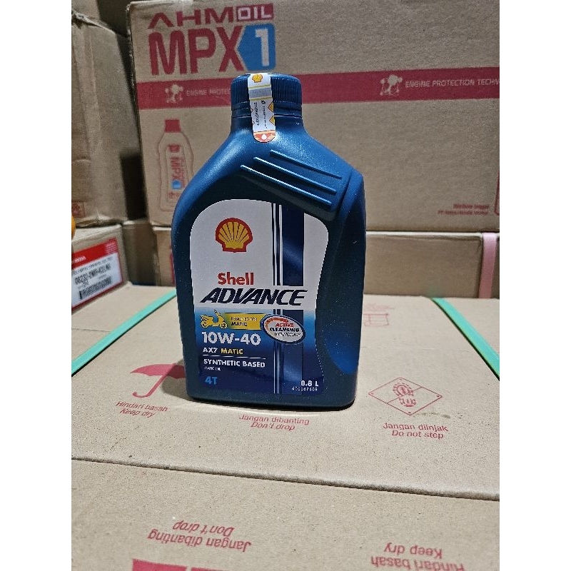 Jual Oli Shell Advance AX7 Matic 10W-40 800ML/0,8 Liter/Oli Mesin Motor ...
