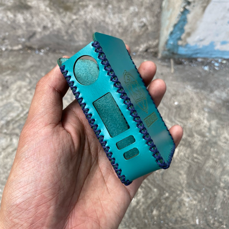 Jual casing m200 case kulit sintetis hijau tosca jahitan hitam | Shopee ...