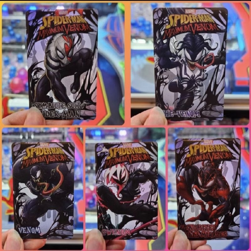 Jual CPCM Card Marvel Spiderman Mazimum Venom Transparent Avengers ...