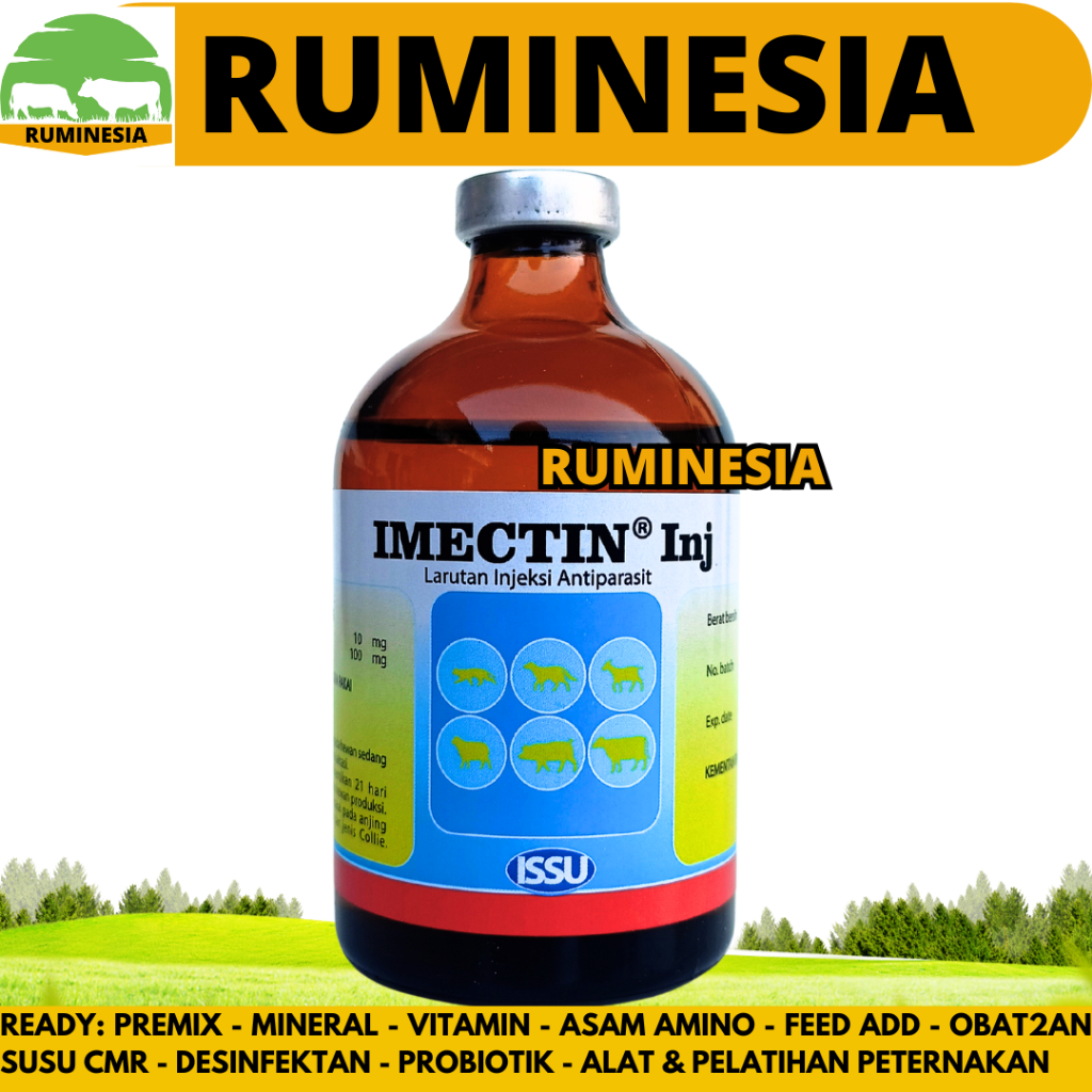 Jual IMECTIN INJ 100ML ISSU - Obat Ektoparasit dan Endoparasi Lebih ...