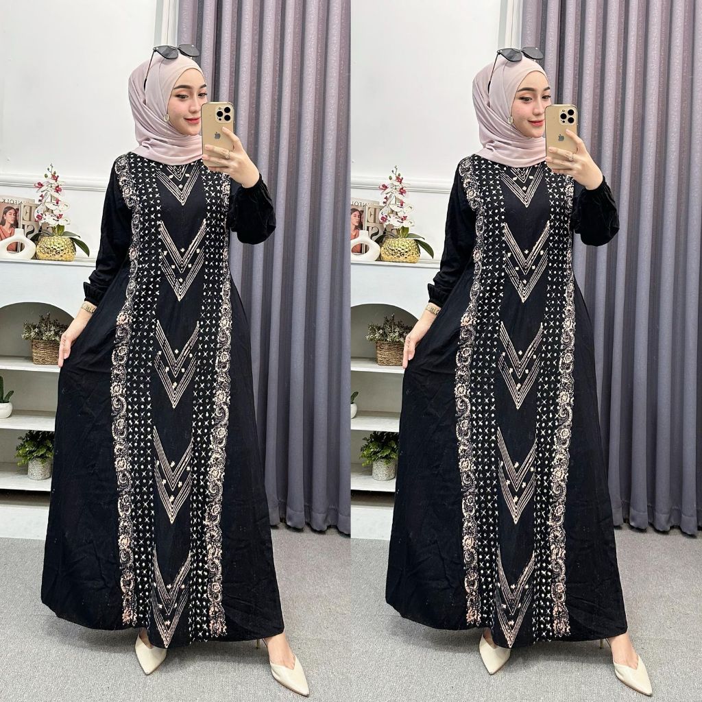 Jual ( S M L XL XXL ) Baju Gamis twill rayon ori gamis terbaru twil ...