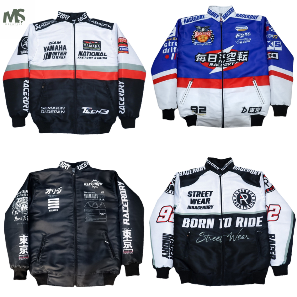 Jual Nascar Jacket Vintage Parasut Waterproof Jaket Nascar Bomber Touring Motor Sunmori Pria ...