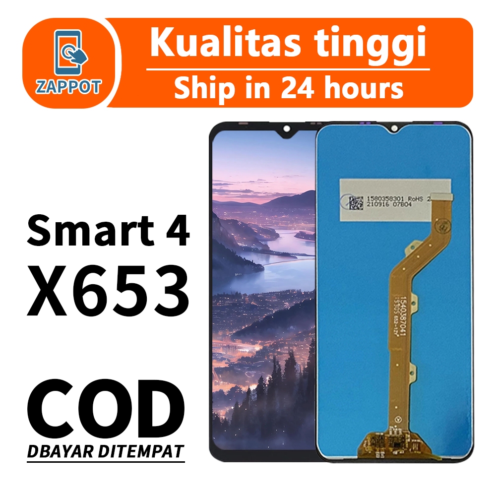 Jual LCD FOR INFINIX SMART 4 X653 / 653C FULLSET TOUCHSCREEN Layar LCD ...