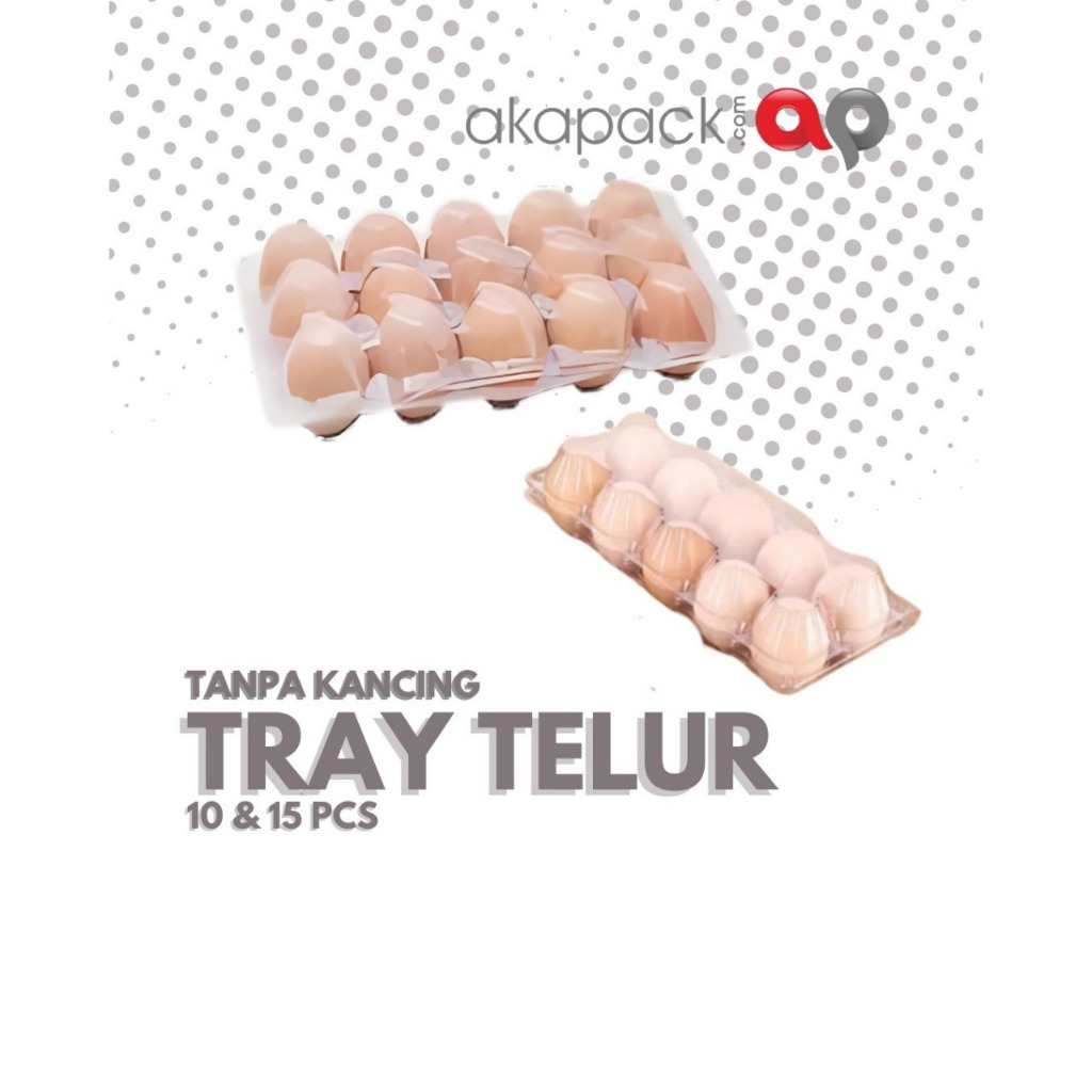 Jual TRAY TELUR ISI 15 NON HANDLE | TRAY TELUR ANTI PECAH Tanpa kancing ...