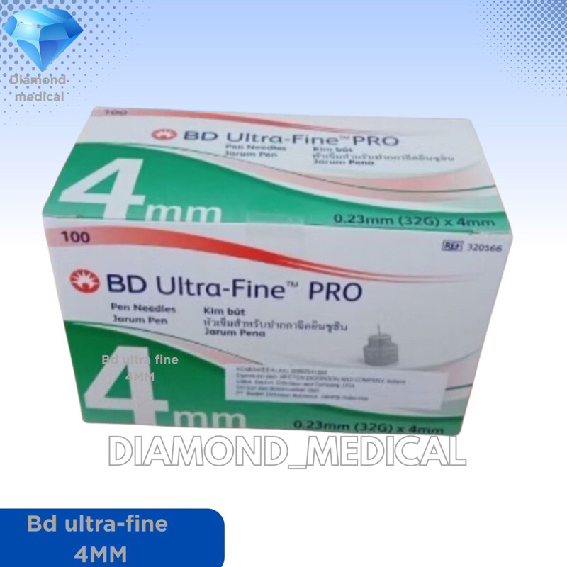 Jual BD ULTRA-FINE PRO PEN NEEDLES /JARUM INSULIN 32G(0, 25 X 4mm) 1 ...