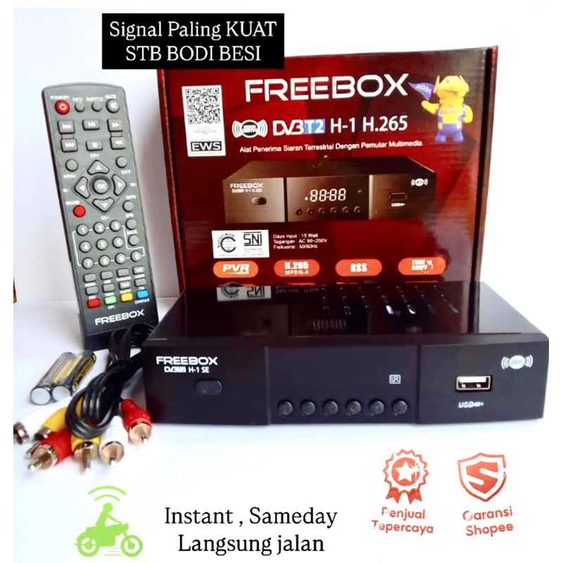 Jual PROMOO Set Top Box Tv Digital STB FREEBOX BODI BESI -T2 Kominfo ...