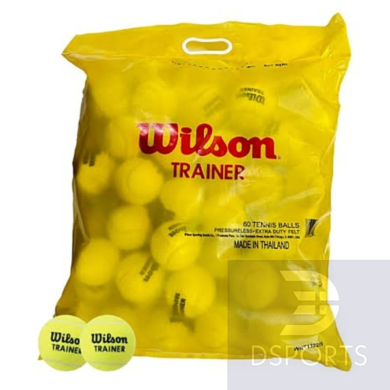 Jual Wilson Trainer Balls Isi 60 Pack AC Training Latihan Pressureless ...
