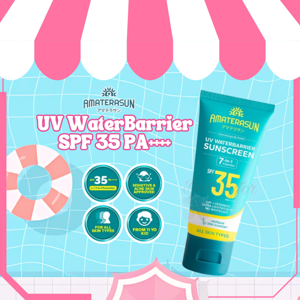 Jual AMATERASUN [REAL SPF CERTIFIED] UV WaterBarrier SPF 35 PA++++ - SUNSCREEN WUDHU FRIENDLY ...