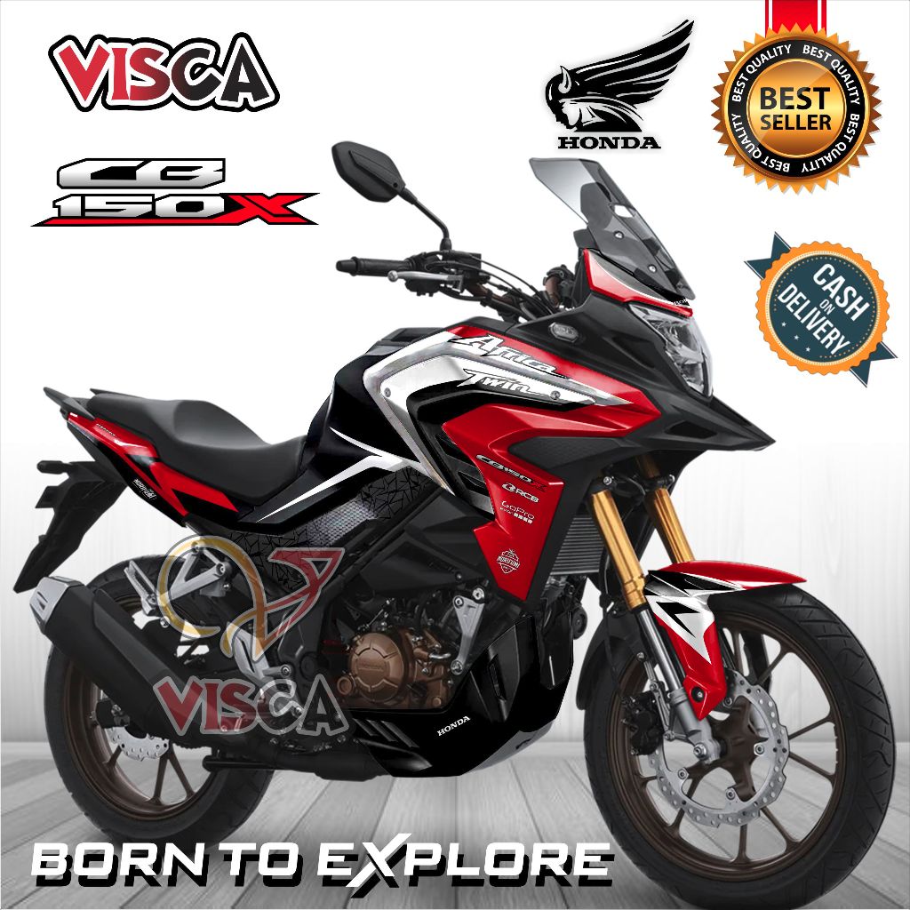 Jual Decal Cb150x New Full Body Stiker Cb 150x New Full Body Striping ...