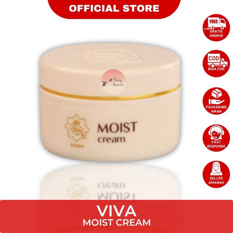 Jual Viva Queen Moist Cream with Moisturizer, VIT A, E & F - 22 gr BPOM ...