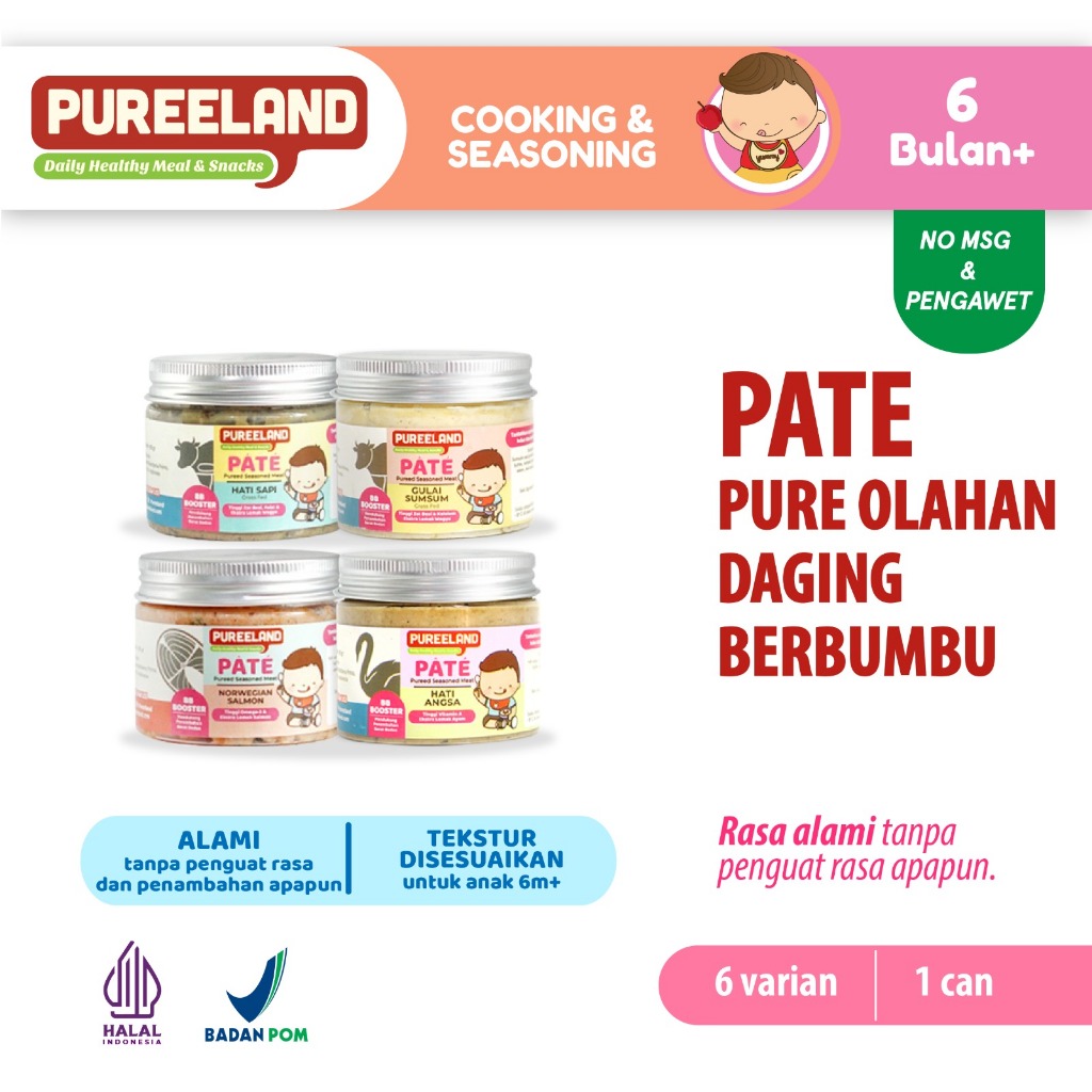 Jual Pureeland Pate Pureed Seasoned Meat / Pate Puree Olahan Daging ...