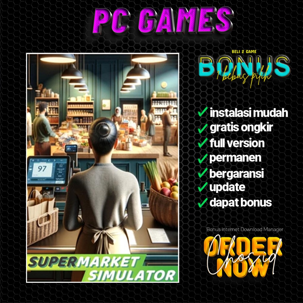 Jual Supermarket Simulator | Game PC - Laptop | Shopee Indonesia