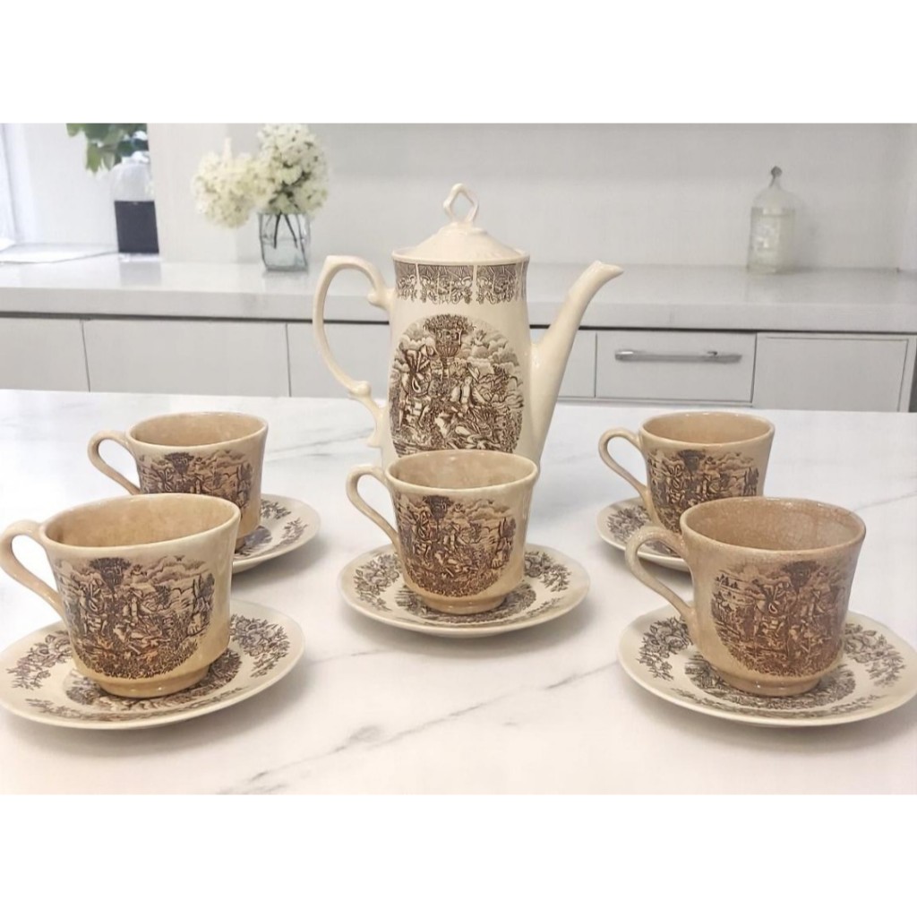 Jual MUKURA TEA COFFE - KOPI -SET - JAPAN LENGKAP DENGAN DUS VINTAGE ...