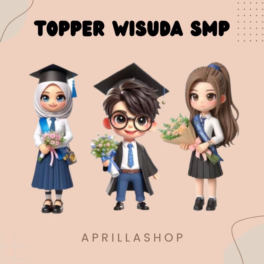 Jual TOPPER BUKET WISUDA SMP / TOPPER WISUDA SMP LUCU | Shopee Indonesia