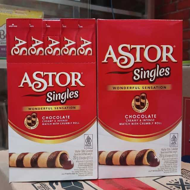 Jual Astor Singles | Wafer Astor 1 Box isi 20 Pcs @ 12,5 gr | Shopee ...
