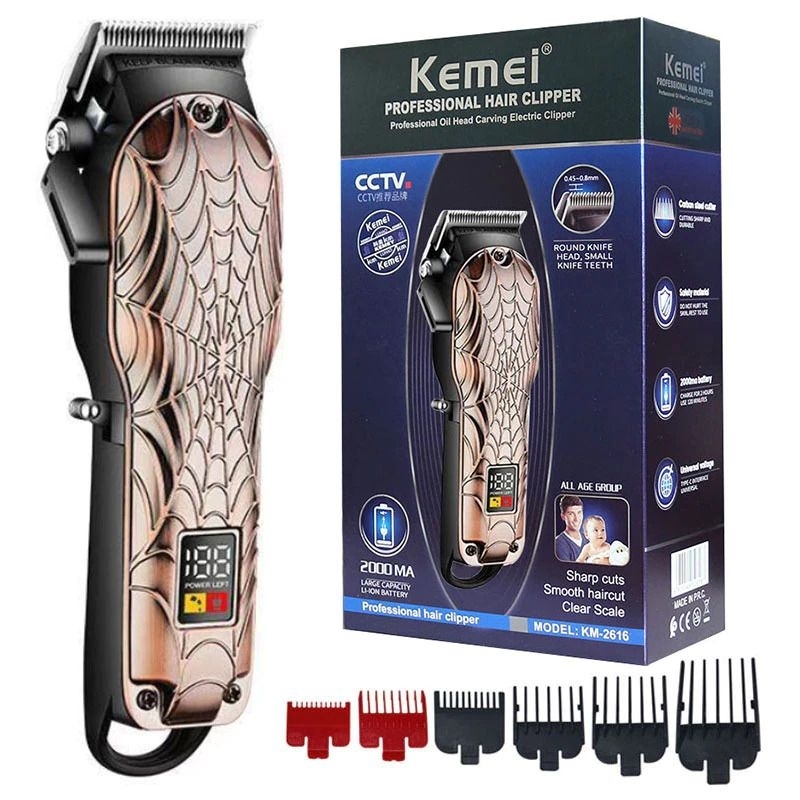 Jual CUKURAN MURAH!!!!!! Kemei 2616 Mesin Alat Cukur Rambut Elektrik Hair Clipper Electric KM ...