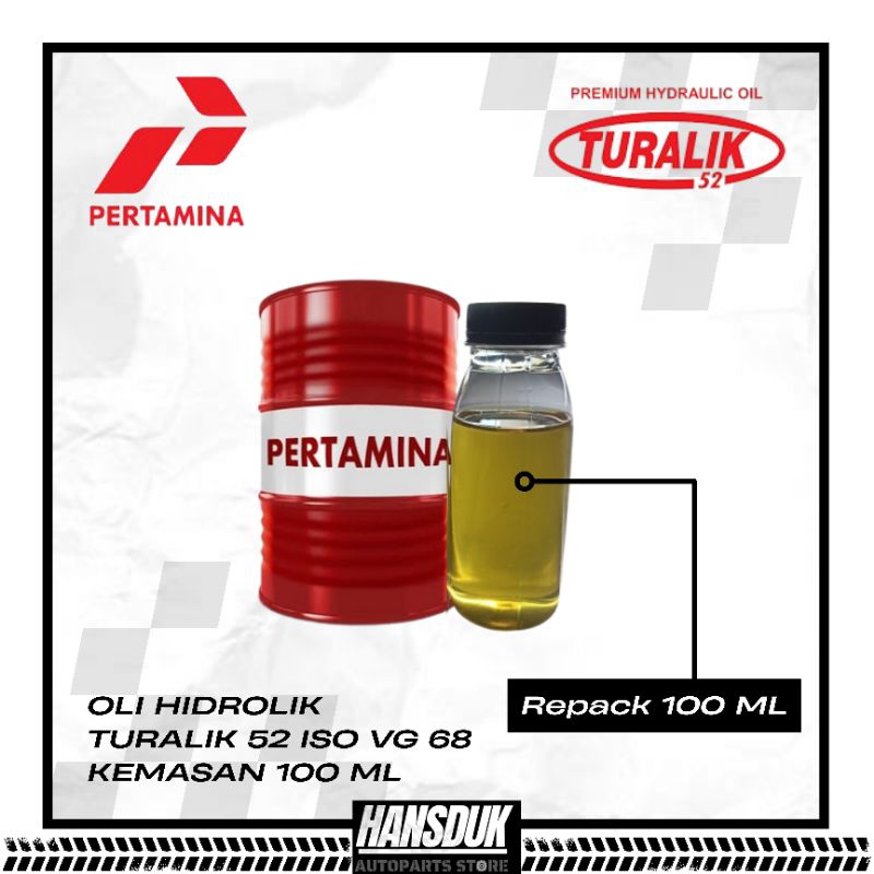 Jual OLI HIDROLIK TURALIK 52 OLI SHOCKBREAKER MOTOR || repack 100 ml ...