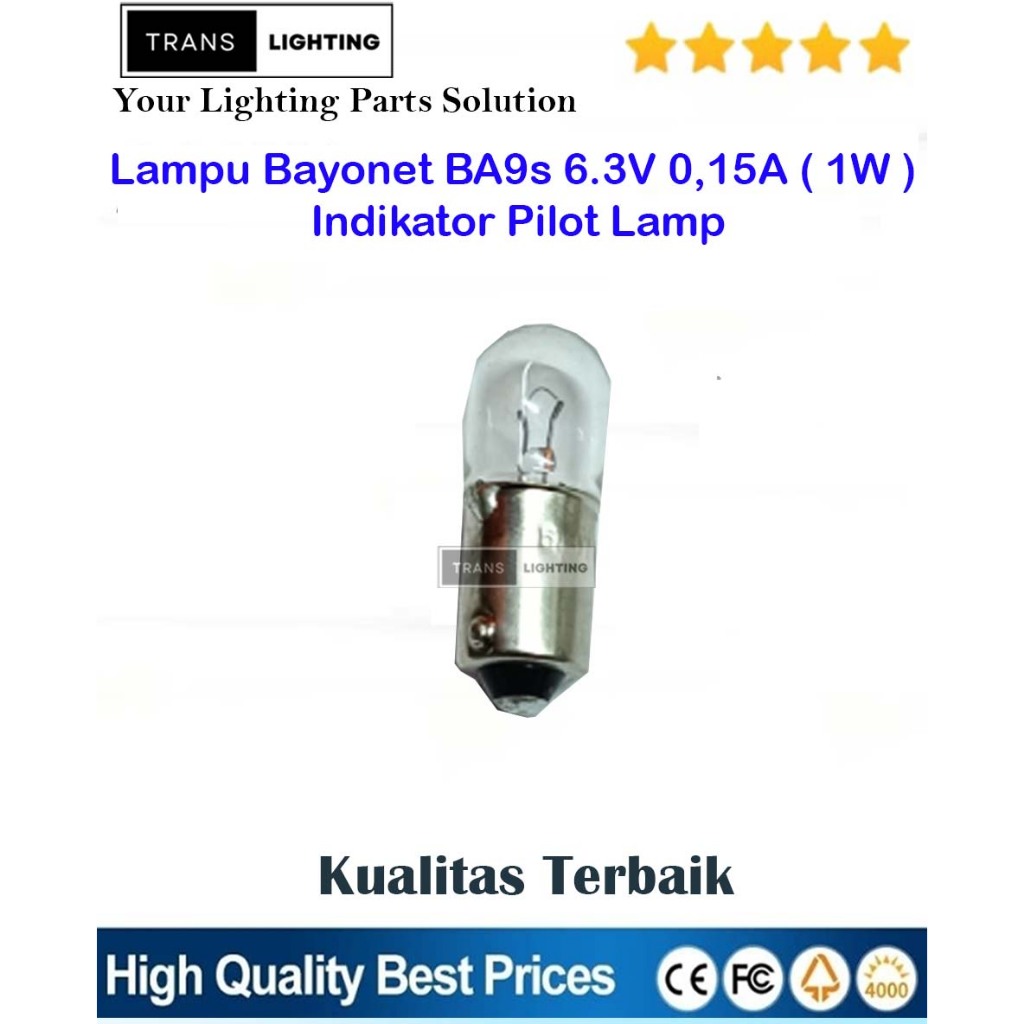 Jual Lampu indikator panel bayonet B9 6,3v (0.15a) | Shopee Indonesia