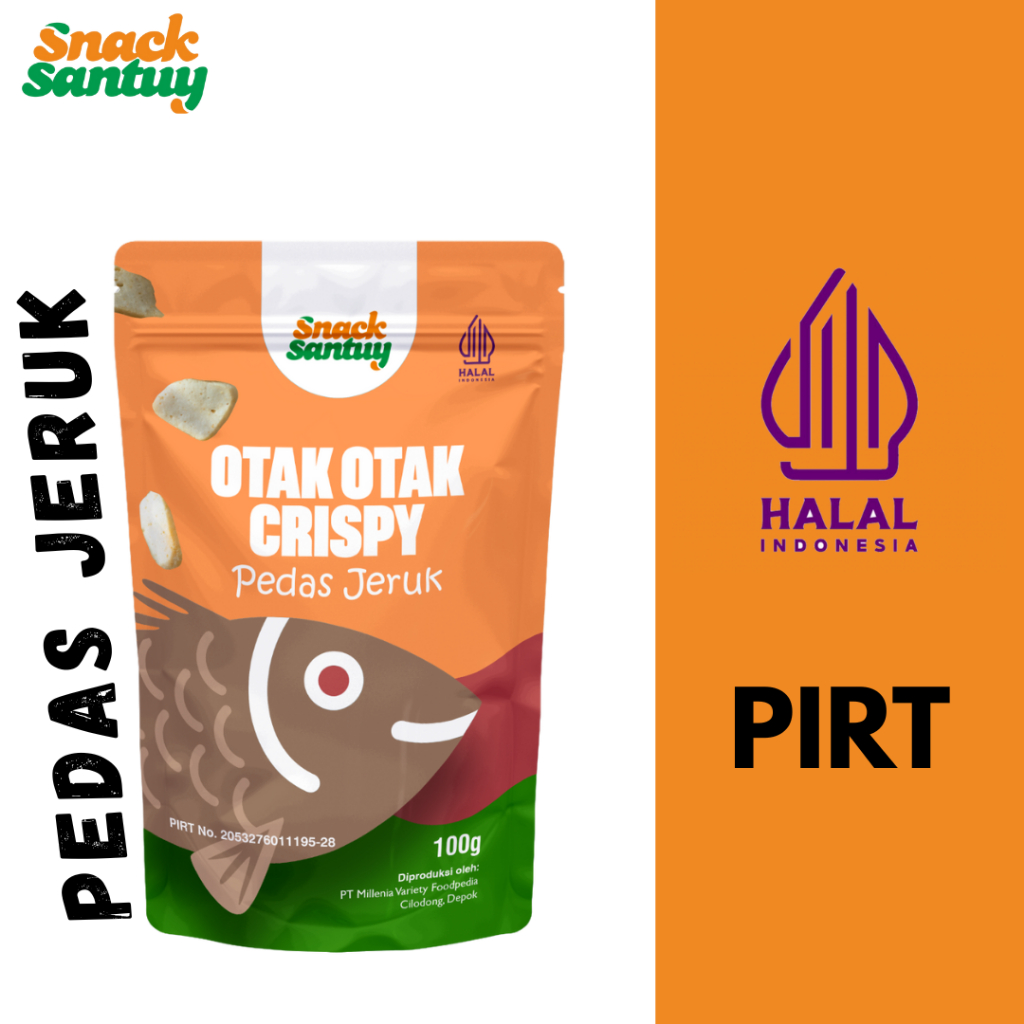 Jual SNACK SANTUY otak otak crispy pedas jeruk 100 gram | Shopee Indonesia
