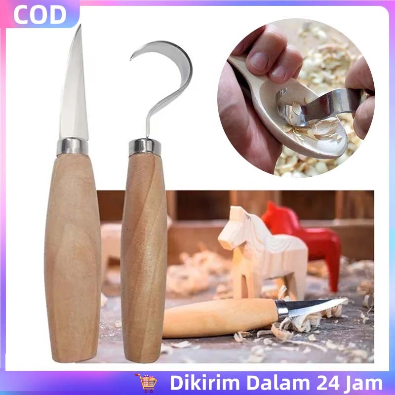 Jual Pisau Dapur Pisau Potong Kayu Pisau Ukir Kayu Model U Tatah Ukir ...