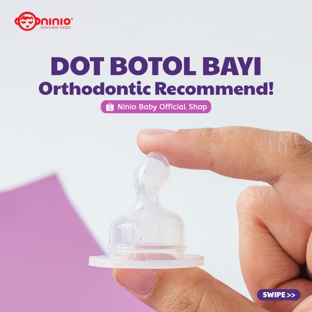 Jual Ninio Dot Orthodontic Silicone Gepeng Pipih Tipe 4008 | Shopee ...