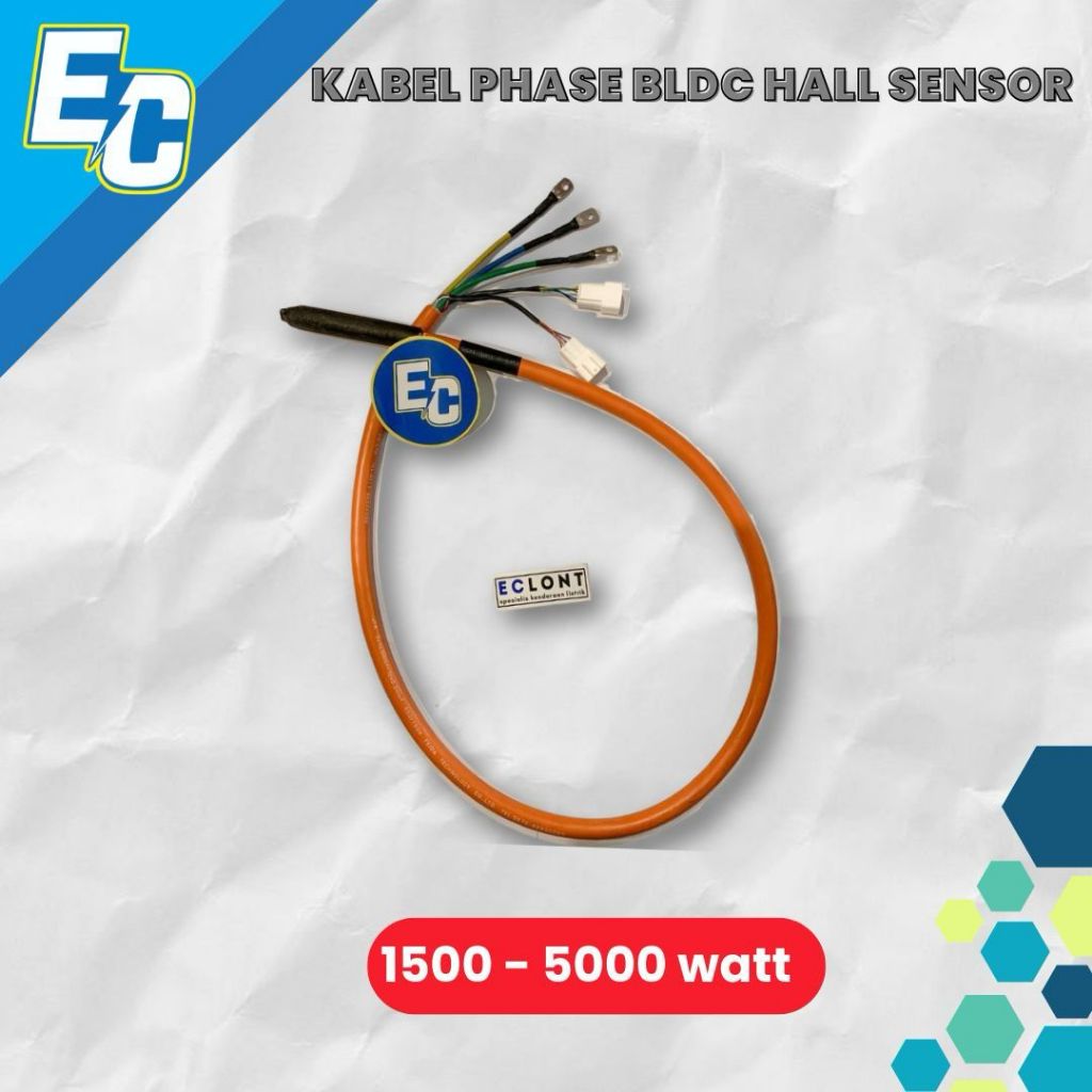 Jual Kabel phase BLDC hall sensor 1500watt, 2000watt, 5000watt Yuma ...