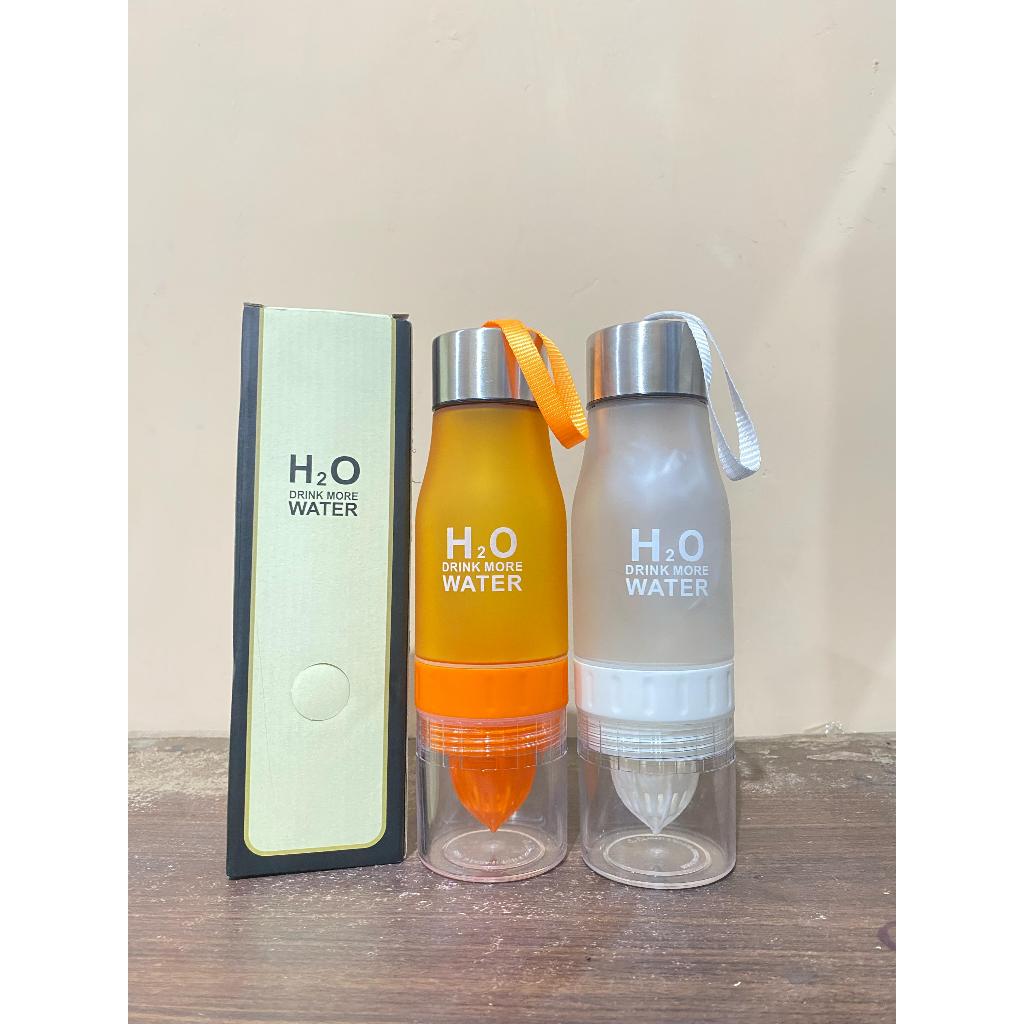 Jual BOTOL H20 PERASAN JERUK Logo infused water 500ml | Shopee Indonesia