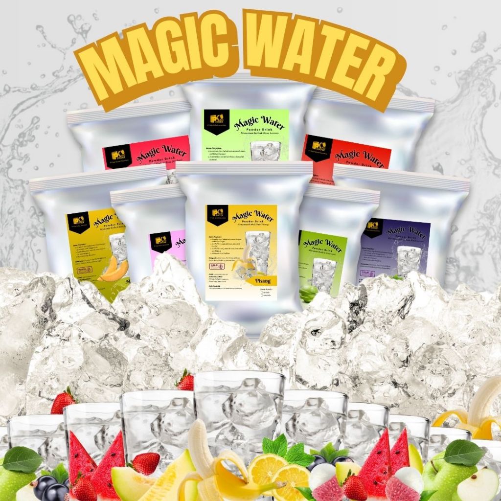 Jual Bubuk Minuman Magic Water Powder Drink Magic Water Serbuk Minuman ...