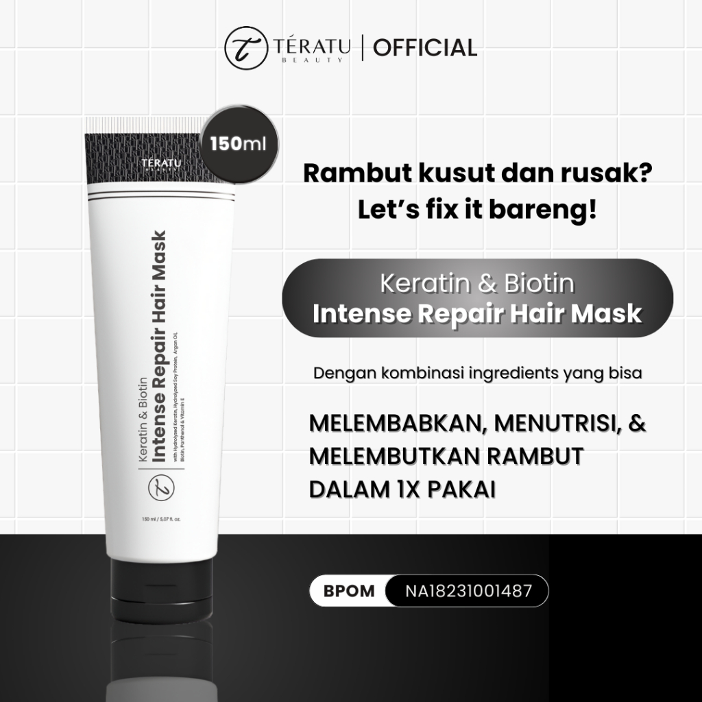 Jual [NEW LAUNCH] TERATU BEAUTY Keratin and Biotin Intense Repair Hair ...