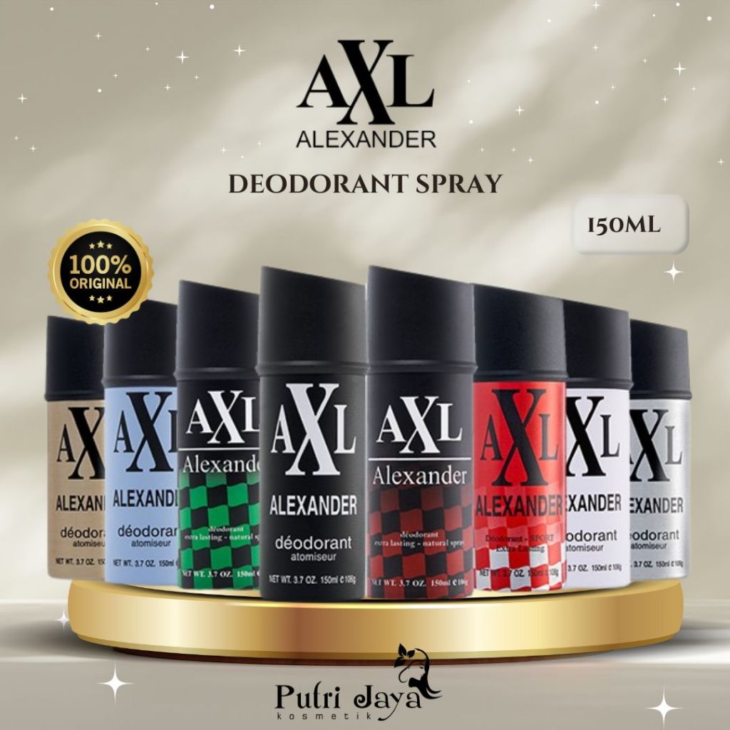 Jual AXL ALEXANDER Deodorant Spray 30 ML | Shopee Indonesia