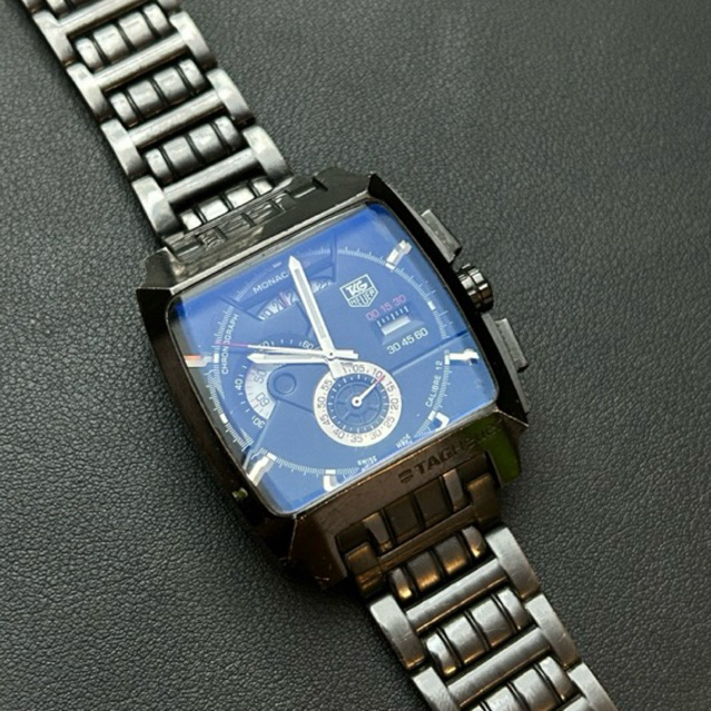 Jual Jam Tangan Pria Tag heuer Monaco LS second bekas | Shopee Indonesia