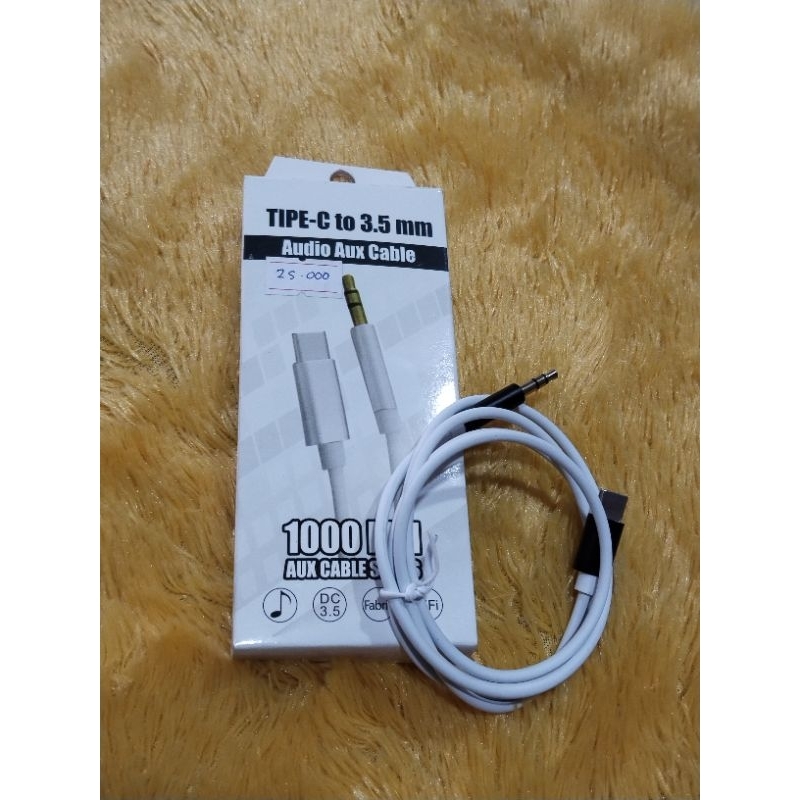Jual KABEL AUDIO AUX TIPE-C TO 3,5 MM | Shopee Indonesia