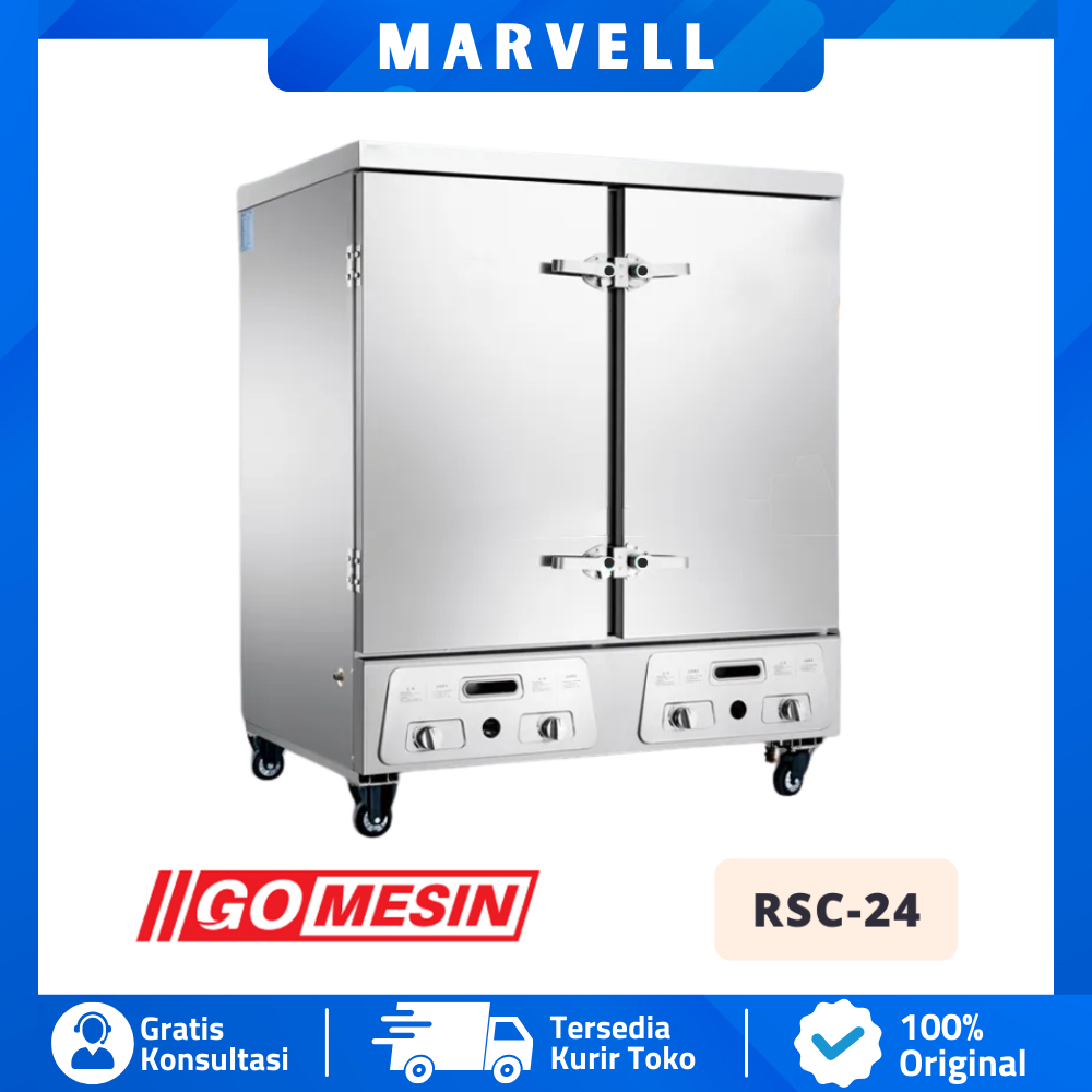 Jual Rice Steamer Gomesin RSC-24WG Mesin Penanak Nasi 24 Tray Original | Shopee Indonesia