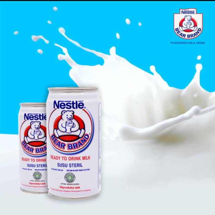Jual Nestle Bear Brand / Susu Beruang / Susu Steril Ready To Drink Milk 189 ml - WNN Shop ...
