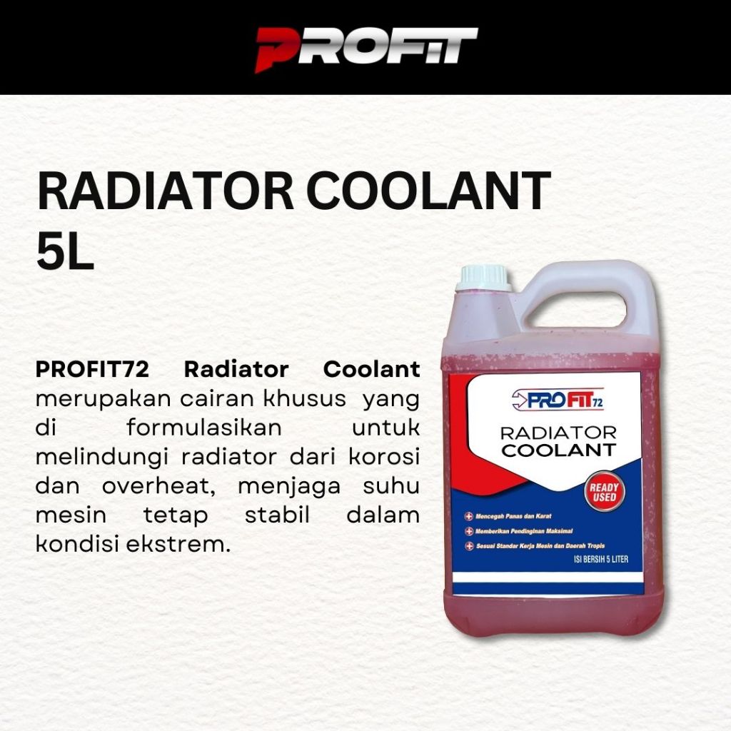 Jual Radiator Coolant 5 Liter – Air Radiator Pendingin Mesin, Rawat ...