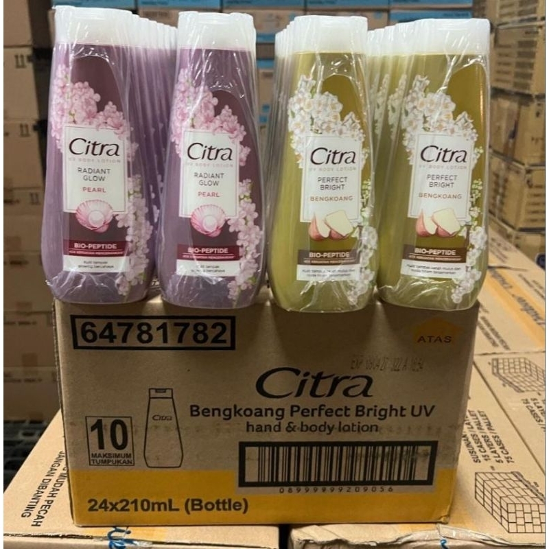 Jual CITRA handbody lotion citra 210ml/ citra uv body lotion - peptide ...