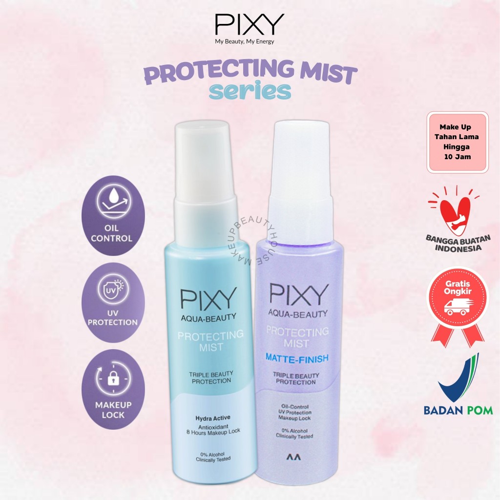 Jual PIXY Aqua Beauty Protecting Mist 60ml & 100ml | Mist Matte Finish ...