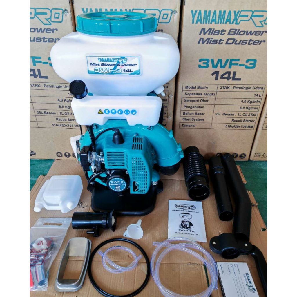 Jual Mesin Semprot Hama Mist Blower&Mist Duster 2Tak Kapasitas 14Liter Tipe 3WF-3 14L | Shopee ...