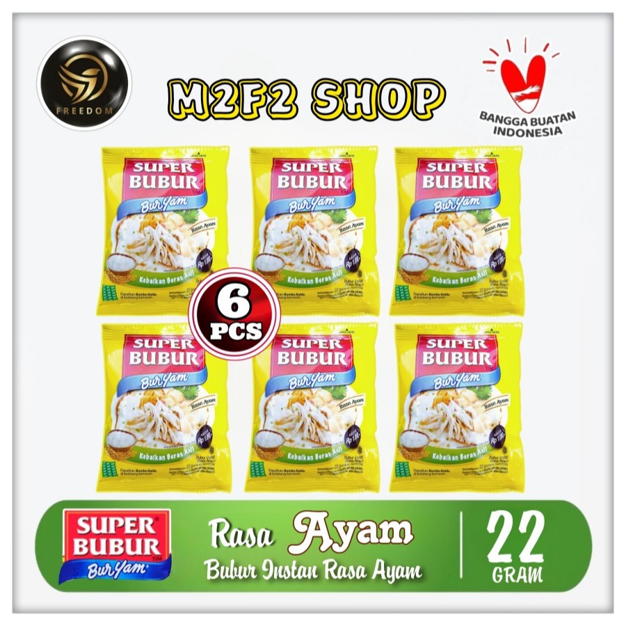 Jual Bubur Instan Super Bubur BURYAM Seduh Rasa Ayam Sachet - 22 gr ...