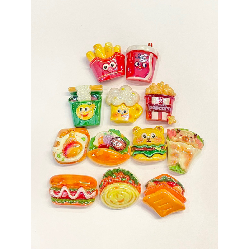 Jual Clay Lubang Mcd Food Burger French Fries Makanan Enak Lucu ...