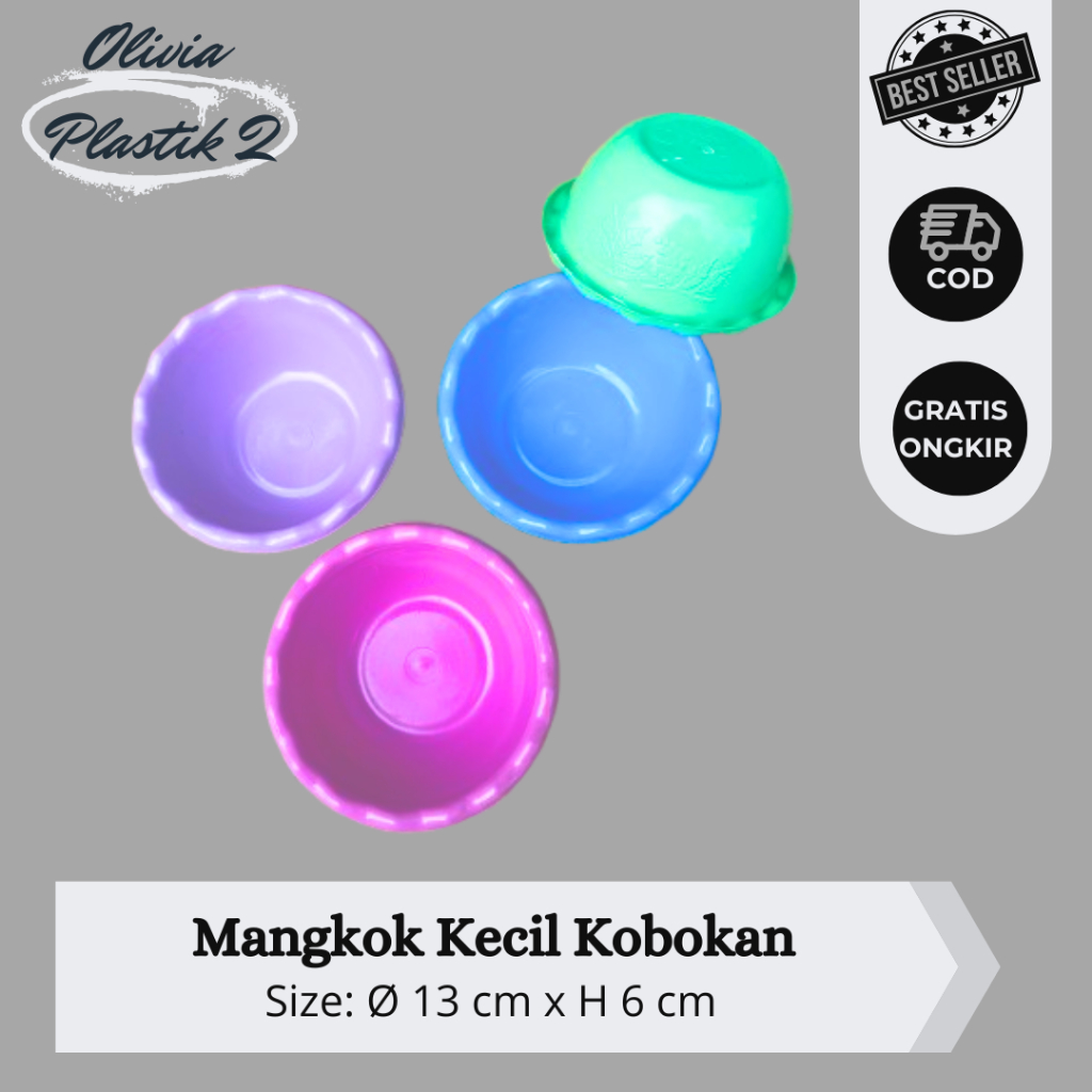 Jual (12 Pcs) NEW Mangkuk Mini Kecil Plastik Serbaguna | Mangkok ...