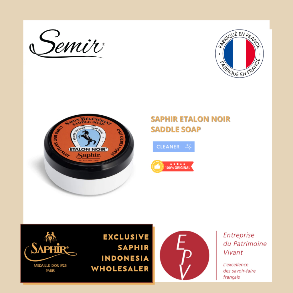 Jual Saphir Etalon Noir Saddle Soap - SEMIR | Shopee Indonesia