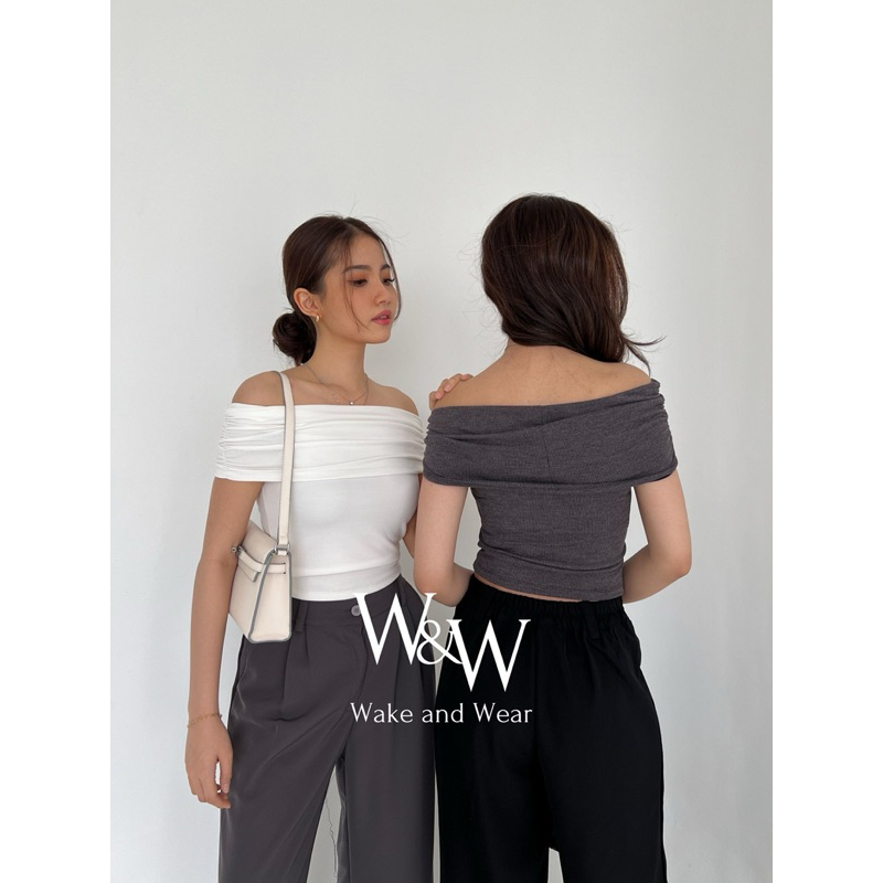 Jual Harin Top by Wake and Wear | Off Shoulder Top | Atasan Baju ...