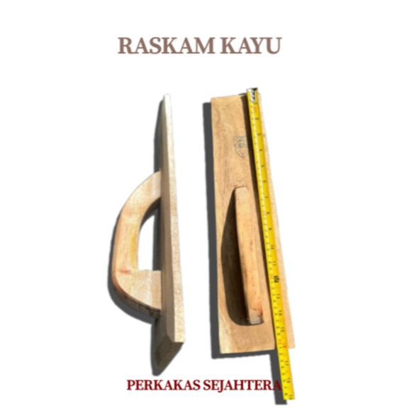 Jual Raskam Kayu Acian / Alat Plesteran / Raskam Tukang Bangunan Kayu ...