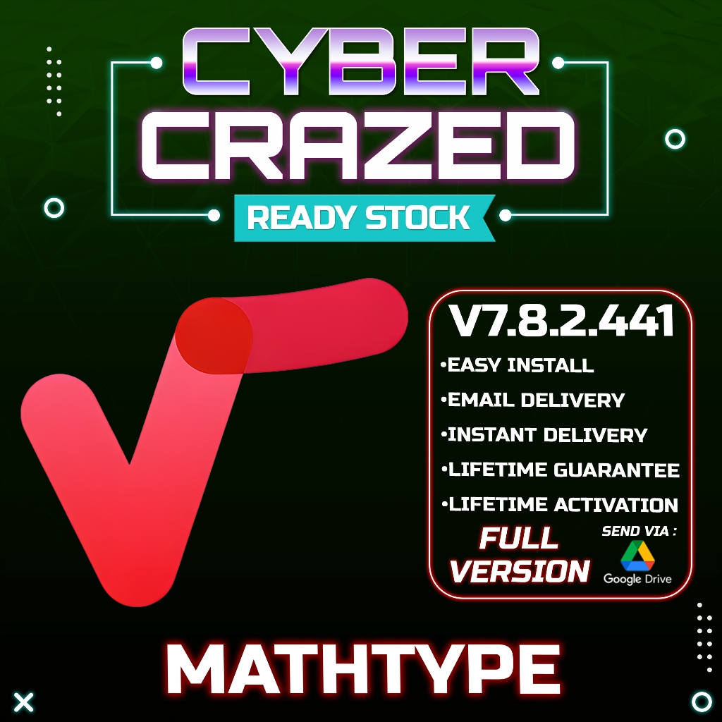 Jual (Win/Mac) MathType 7 2025 v7.8.2.441 Full Version (Versi Terbaru ...