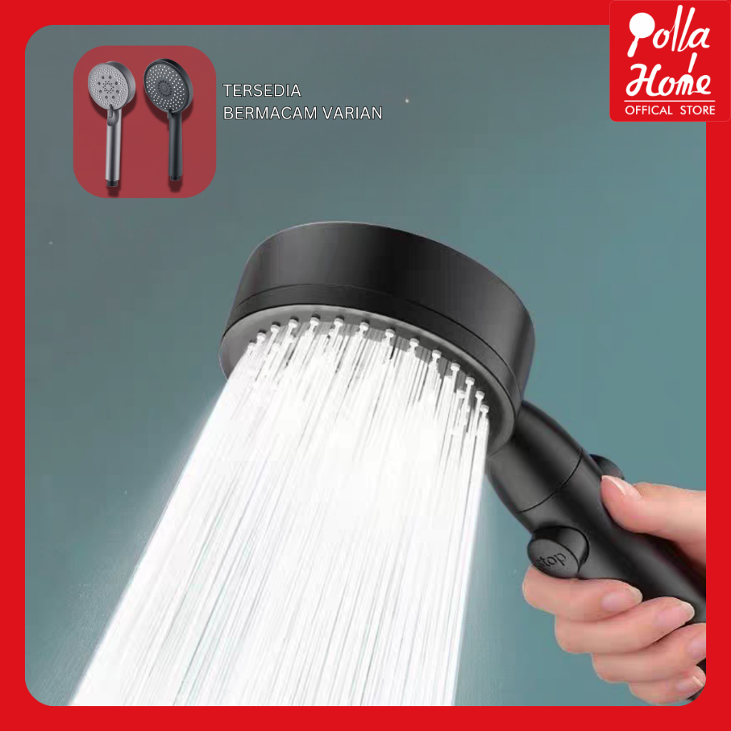 Jual Ollahom Kepala Shower 5 Mode Adjustable Tekanan Tinggi Hemat Air Untuk Kamar Mandi Head ...